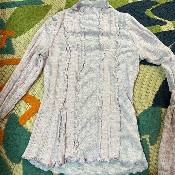 Free People | Tops | Free People Turtle Neck Long Sleeve | Poshmark